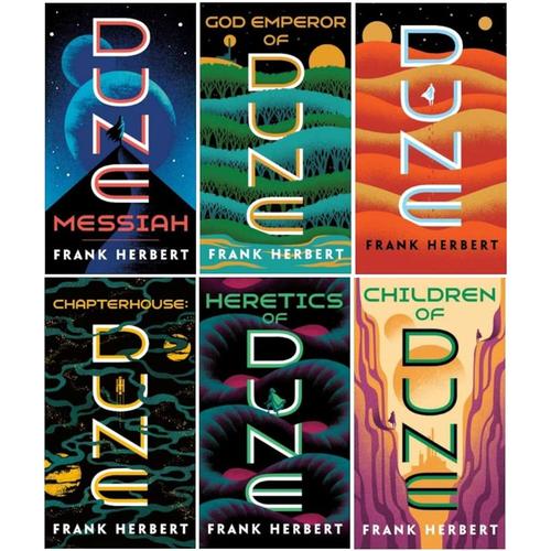 Jual [ENGLISH] PAKET 6 BUKU NOVEL DUNE SERIES - DUNE MESSIAH, CHILDREN OF DUNE, GOD EMPEROR OF ...