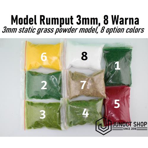 Jual Maket Serbuk Bubuk Rumput Sintetis Static Grass 3mm 15g Grass ...