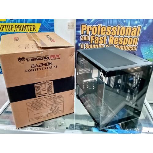 Jual Casing PC Venom RX Daemon Continental S5 Gaming Case M ATX - Hitam ...