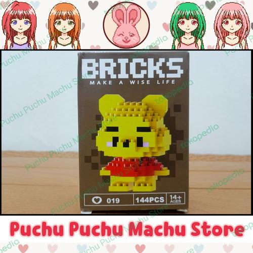 Jual Mainan BRICKS Building Block WINNIE THE POOH Make A Wise Life ...