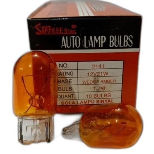 Jual STANLEE 2141 ORANGE Bohlam/Lampu Sein/Sen T20/T 20 12V Kaki 1/K1 ...