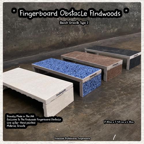 Jual Fingerboard Bench Granite Obstacle type 2 Findwoods - Putih - Kab ...