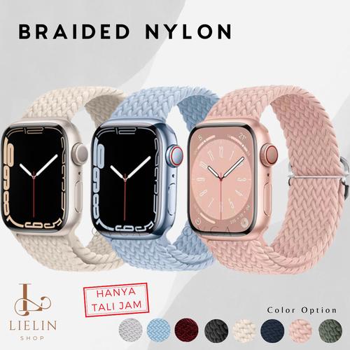 Jual Apple Strap ULTRA 9 8 7 6 5 SE Nylon Braided Band Tali Jam IWatch ...
