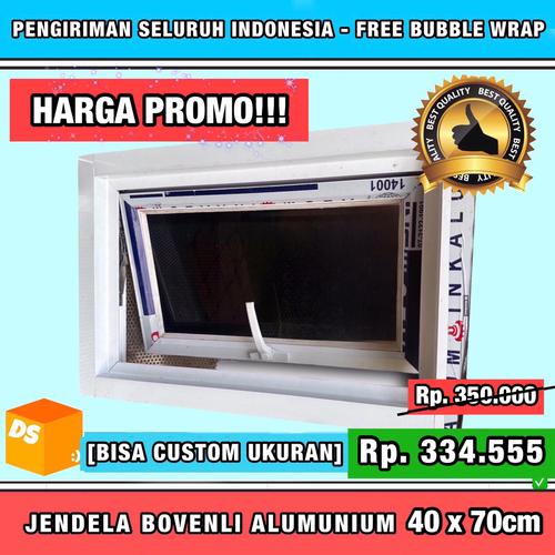 Jual JENDELA ALUMUNIUM BOVENLI 40 x 70cm (ALUMUNIUM WINDOW) - Hitam ...