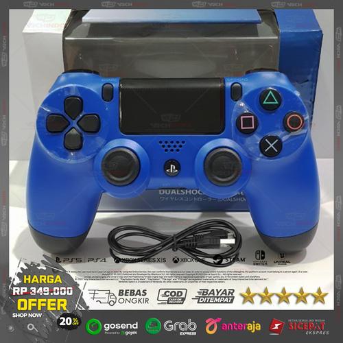 Jual Stick / Stik Bluetooth Wireless PS4 with USB Charger Original ...