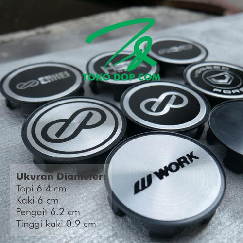 Jual DOP VELG ENKEI HSR RAYS VOSSEN WORK POLOS TOPI 6.4 KAKI 6 CM ...