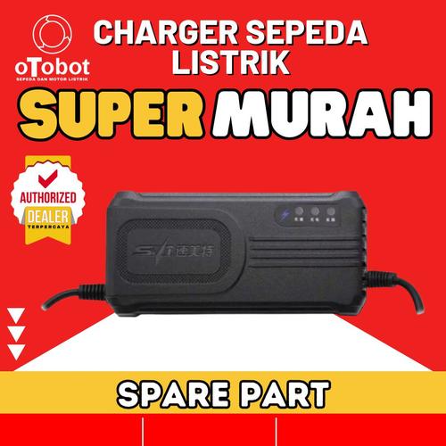 Jual Charger sepeda listrik original 48v 12ah Original Uwinfly red fish ...