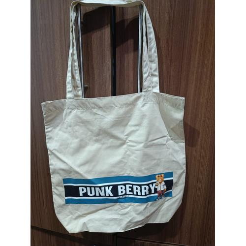 Jual Punk Berry Tote Bag Creme Bear List Biru Tas Thailand Bangkok ...