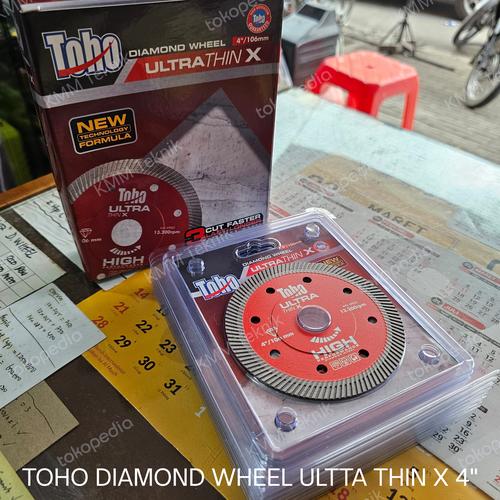 Jual DIAMOND CUTTING WHEEL 4" TOHO ULTRA THIN X MATA POTONG KERAMIK ...