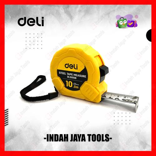 Jual DELI DL9010B Meteran 10 M - Rol Matic Alat Ukur Pengukur Meter ...