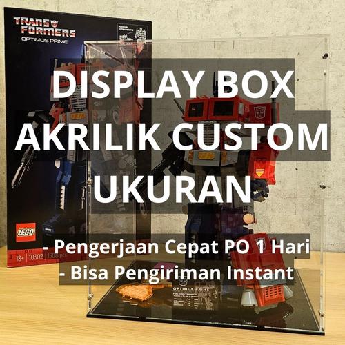 Jual Display Produk Box Kotak Akrilik Custom Ukuran Pakai Pintu Tebal 3 ...