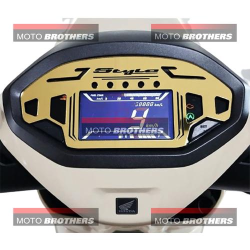Jual GARNISH LIST LIS SPEEDOMETER SPEEDO STYLO 160 STYLO160 - Gold ...