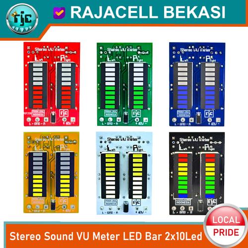 Jual Digital VU meter Audio Level Meter Model Led Bar Stereo Sound ...