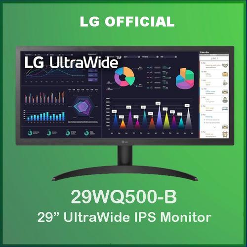 Promo LG UltraWide 29WQ500-B 29'' 21:9 UW FHD IPS Monitor AMD FreeSync ...