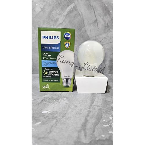 Jual Philips LED Bulb Ultra Efficient 4W / LED Philips 4W Ultra ...
