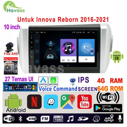 Jual 【Ada Kipas Pendingin】10 Inch 4G+64G Android 13 Head Unit Untuk Innova Reborn 2016-2021 ...