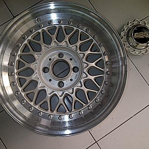 Jual BBS RS Edition White 15 4x100 Original Germany Super Rare NOS ...