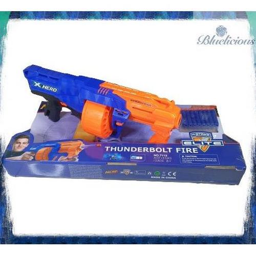 Jual Nerf Thunderbolt Fire - X-hero - Gatling gun - Kota Bandung - Vest ...