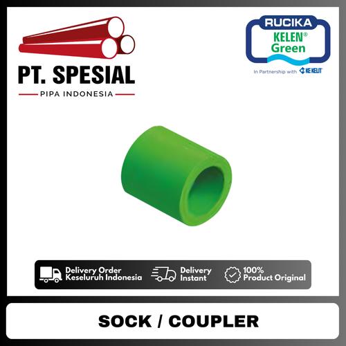 Jual Sock PPR Rucika dn20-dn160 /Vlok Sock/Coupler/Coupling PPR Rucika ...