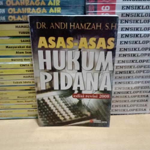Jual Buku Original ASAS - ASAS HUKUM PIDANA Edisi Revisi Rineka Cipta - Jakarta Pusat - TOKO ...