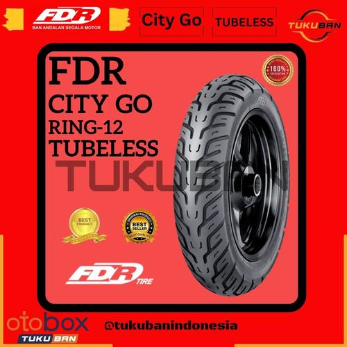Jual Ban Motor FDR City Go 100/90 110/90 (TUBELESS) Ring 12 for SCOTTER ...