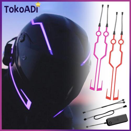 Promo Lampu LED Helm Motor Strip Stiker Tron Movie El Tape Wire Topeng ...