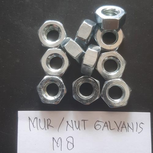 Jual Mur Nut Putih M8 Galvanis / Mur M8 Putih - Jakarta Barat - Perdana ...