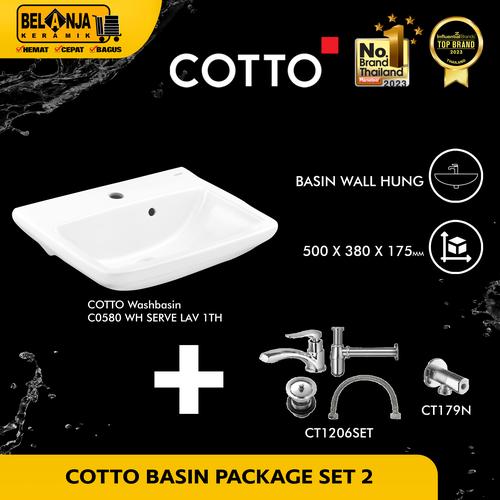 Jual COTTO Wash Basin Package Set 2 - Kota Tangerang - Belanja Keramik ...
