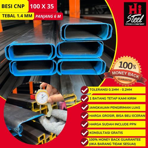 Jual BESI CNP 100 x 35 x 1.4mm - Kota Surabaya - Hi Steel Surabaya ...