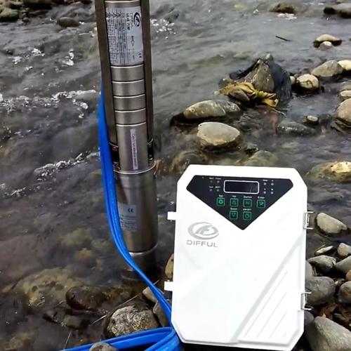 Jual Paket Pompa DC Submersible 48VDC 400Watt Head Max 50M Debit ...