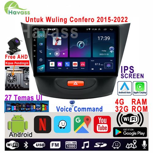 Jual 【Ada Kipas Pendingin】10 Inch 4G+32G Android 13 Head Unit Untuk Wuling Confero 2015-2023 ...