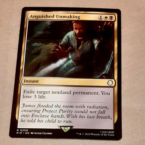 Jual MAGIC THE GATHERING MTG Anguished Unmaking PIP FallOut - Jakarta ...