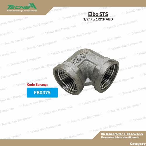 Jual Knee Elbo Sambungan Kran Air Stainless 304 1/2" inch Drat Dalam ...