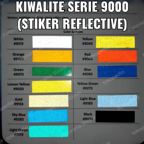 Jual Sticker Reflective Kiwalite 9000 Safety Grade 1 Roll (45mtr x ...