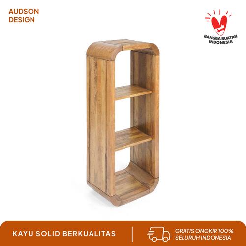 Promo Rak penyimpanan 3 tingkat / 3 susun kayu mangga - Curva Shelf ...