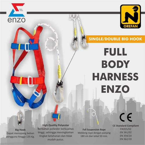 Jual Full body harness single dan double big hook enzo - SINGLE HOOK ...
