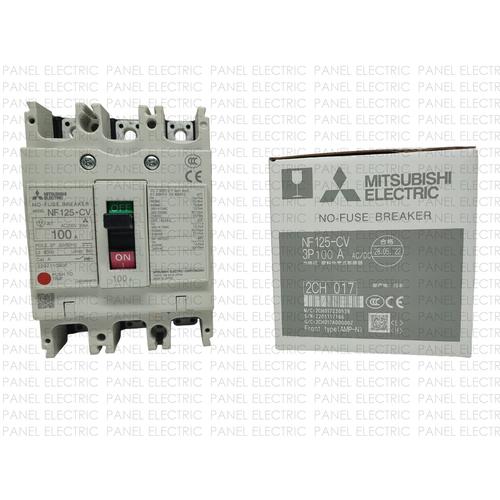 Jual NO FUSE BREAKER NFB MCCB 3P MITSUBISHI NF125-CV 80A / 100A / 125A - 100A - Jakarta Barat ...