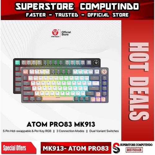 Promo Fantech ATOM PRO63/PRO83/PRO96 | MK913 Wireless Mechanical ...
