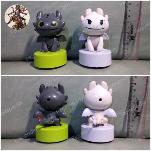 Jual DWALLC McD McDonalds Happy Meal Ori HTTYD Night & Light fury set ...