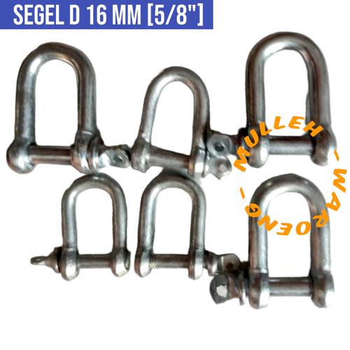 Jual SEGEL D 16 MM / SHACLE D 5/8" INCH/DEE SAMBUNGAN RANTAI PUTIH ...
