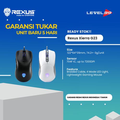 Jual Rexus Gaming Mouse Xierra G23 - Hitam - Kota Surabaya ...