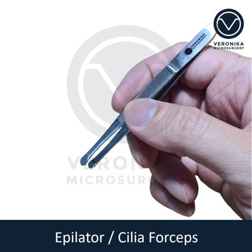 Jual Epilator / Cilia Forceps - Stainless steel - Jakarta Pusat - Veronika Microsurgery | Tokopedia