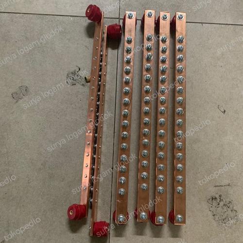Jual busbar tembaga 5mm 12 lubang baut M6 Busbar custom - Jakarta Barat ...