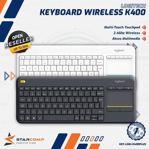 Promo Keyboard Wireless Logitech K400 Plus Touch - Putih Cicil 0% 3x ...