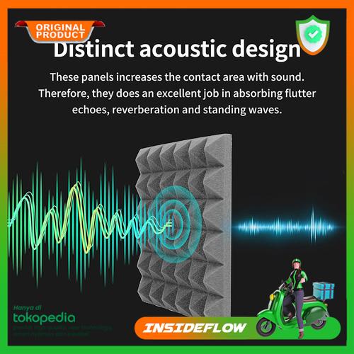 Jual Busa Peredam Suara Ruangan Kamar Foam Dinding Studio Telur Piramid ...