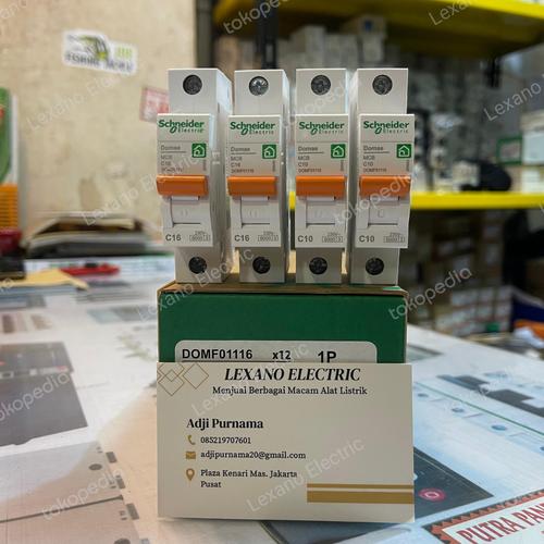 Jual Mcb Domae Schneider New 1P 2a 4a 6a 10a 16a 20a 25a 32a 40a 50a SNI - 6a - Jakarta Pusat ...