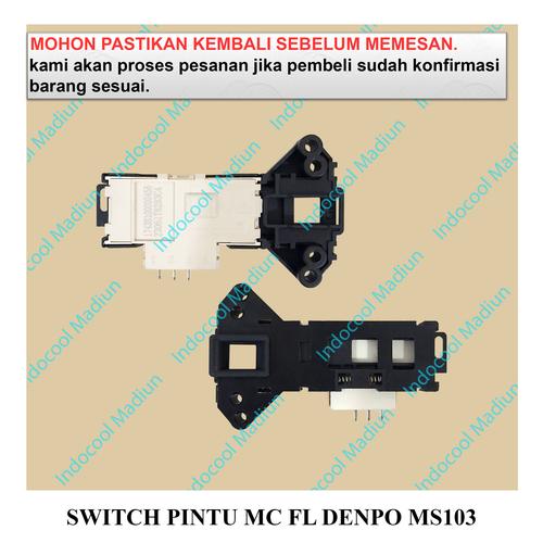 Jual SWITCH MESIN CUCI/DOOR LOCK/SWITCH PINTU MESIN CUCI DENPOO MS103 ...