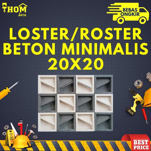 Jual ROSTER / LOSTER BETON MINIMALIS / LUBANG ANGIN - 20 X 20 - 3 - Kab ...