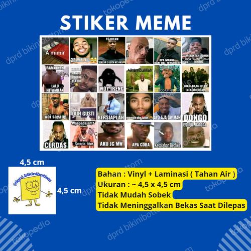 Jual Stiker Meme Jawir 24 pcs V1 - Kab. Tegal - Dprd.bikinibottom ...