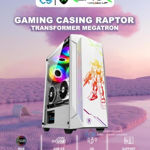 Jual US CASING GAMING RAPTOR TRANSFORMERS MEGATRON WHITE - CASING ...